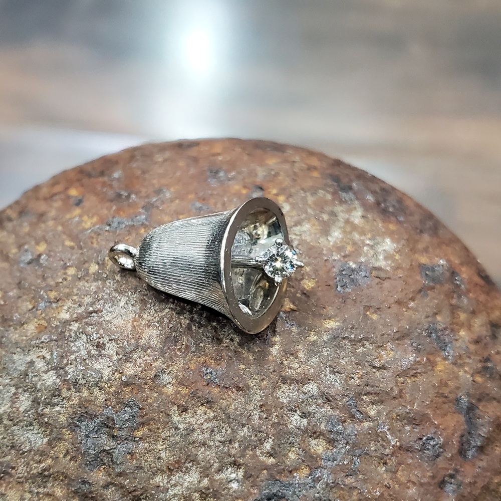 Diamond Bell Pendant | Dynasty Jewelry and Loan