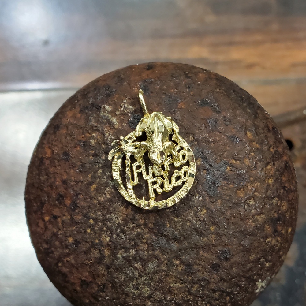 Puerto Rico Frog Pendant | Dynasty Jewelry and Loan