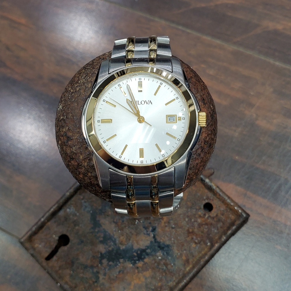 Bulova 98H18 TwoTone Stainless Watch | Dynasty Jewelry and Loan