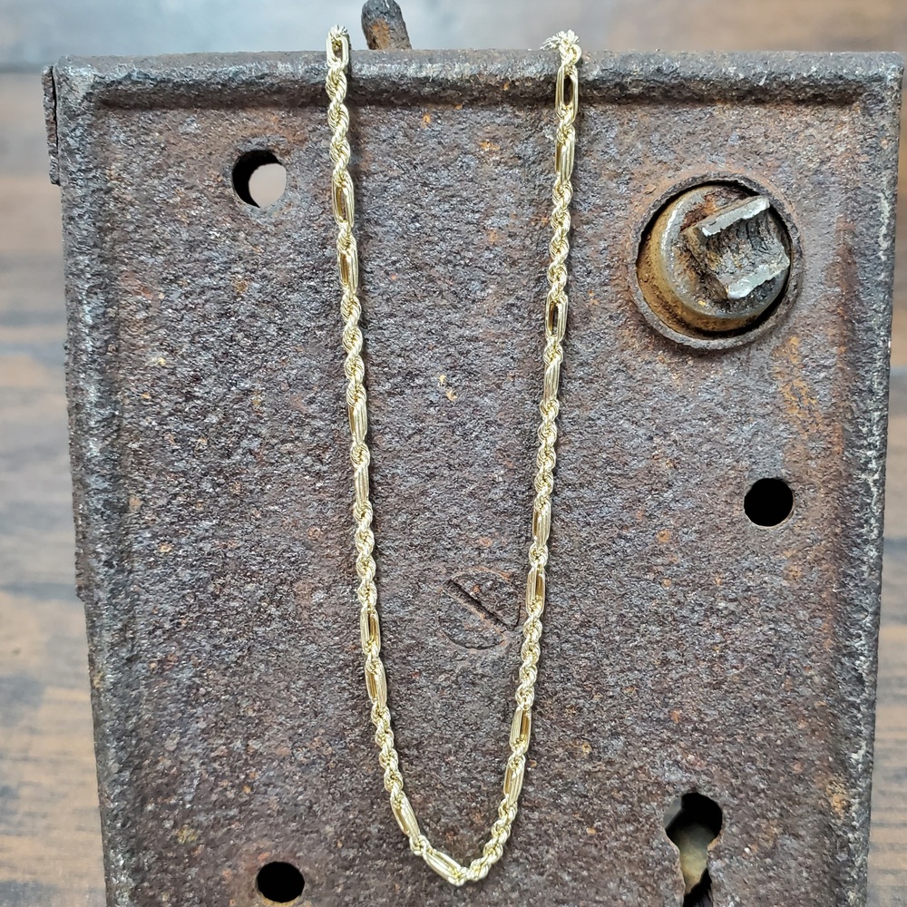 20" Fancy Link Rope Style Necklace | Dynasty Jewelry and Loan