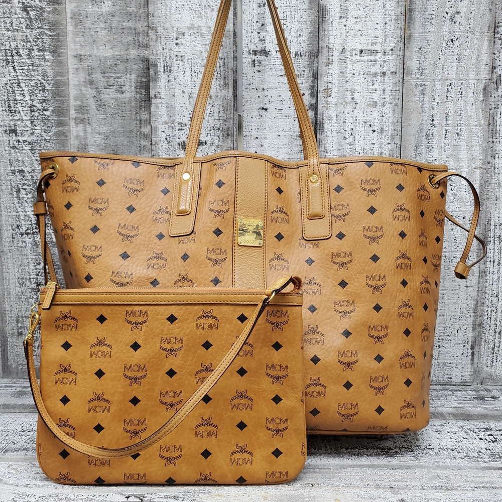 MCM Liz Reversible Tote Large with Pouch | Dynasty Jewelry and Loan