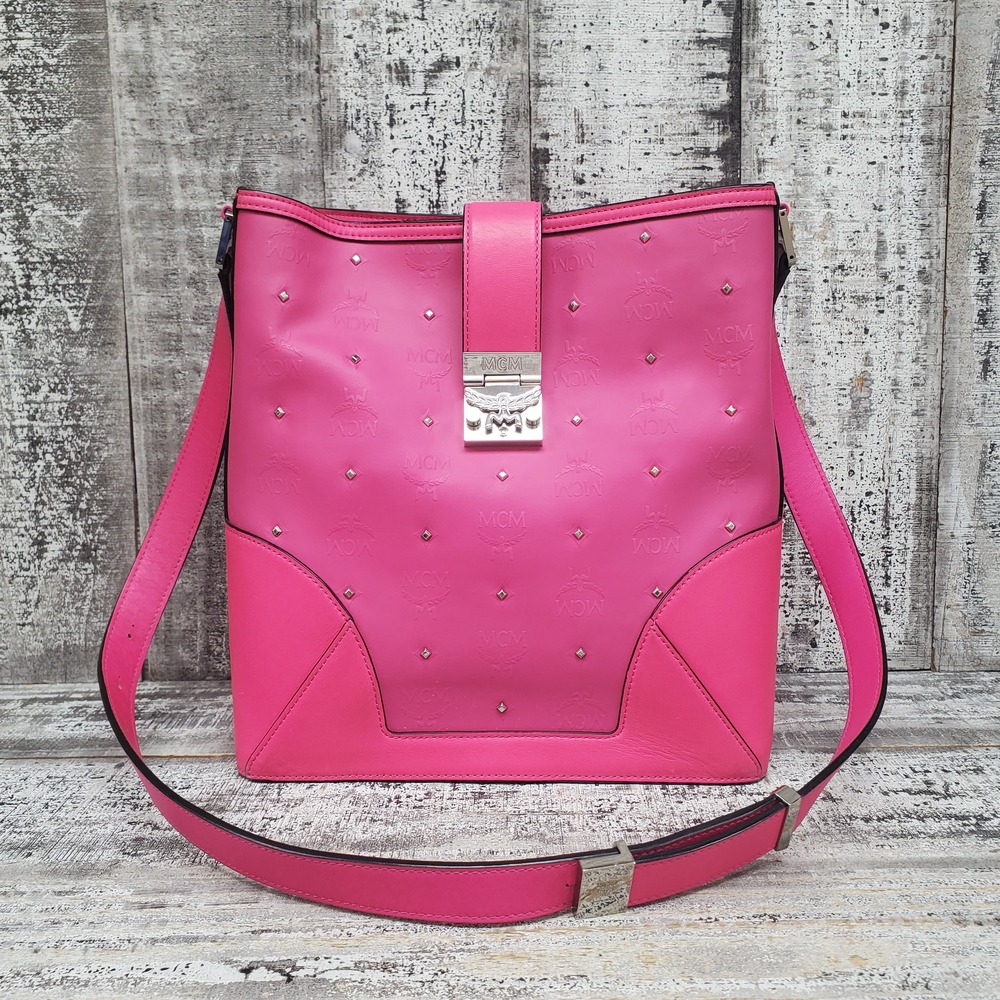MCM Pink Claudia Bag | Dynasty Jewelry and Loan